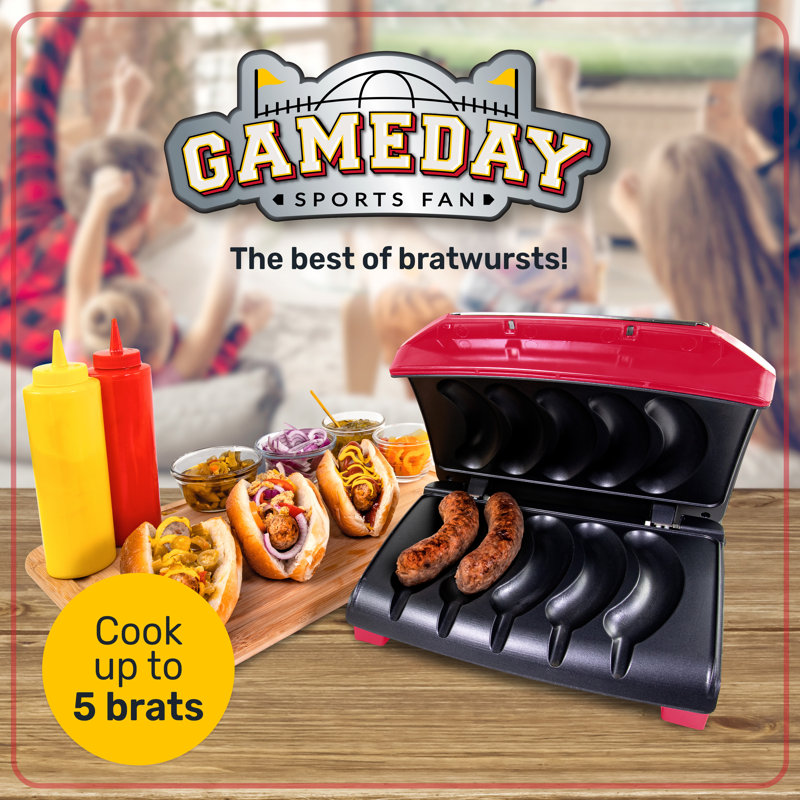 Game Day GDBRT5SS Sausage and Brat Grill | Wayfair